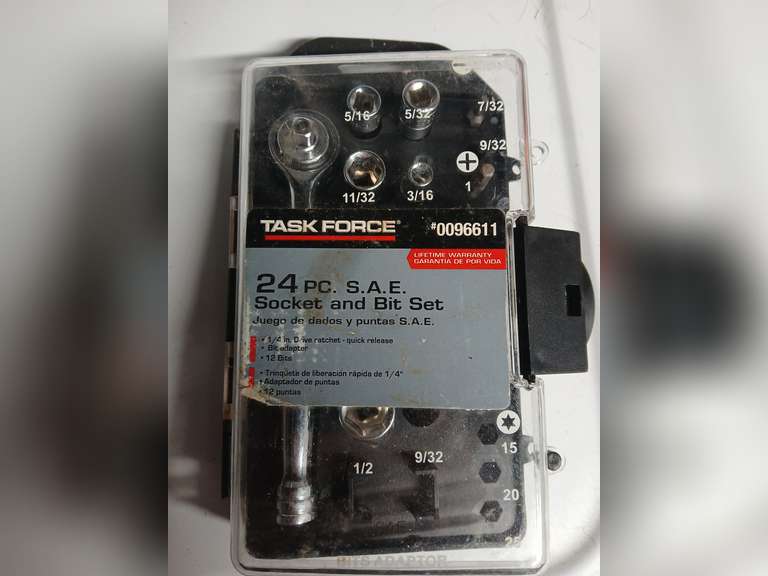Task force socket set (incomplete) - Bidaste Auctions