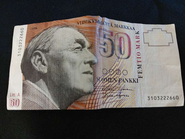 FINLAND 50 MARKKAA 1986 Litt A P 118 - 36 - Bidaste Auctions