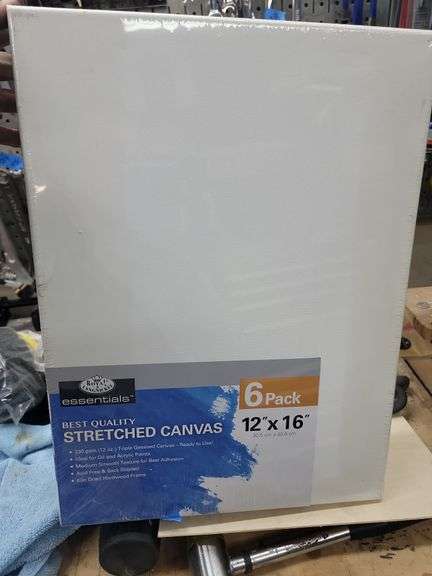 Stretched canvas new six pack 12x16 - Advantage Auction