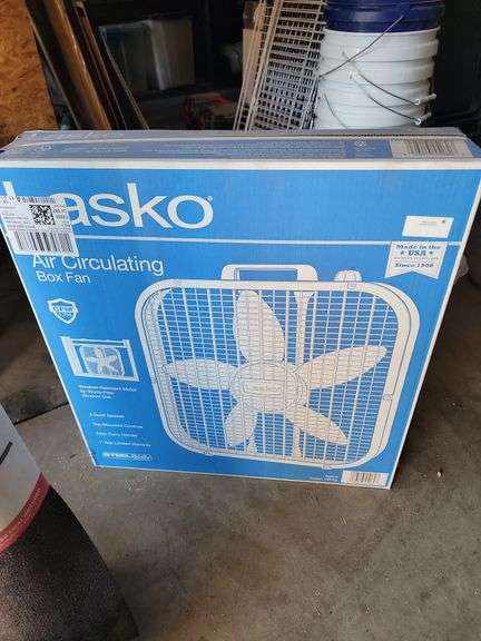 Lasko fan new in box - Advantage Auction