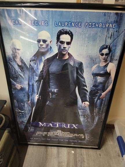 The Matrix Poster in Frame - Advantage Auction