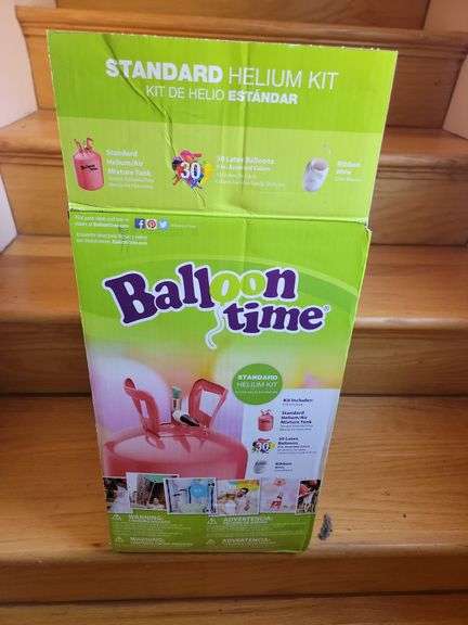 Balloon time helium balloon kit, helium tank only - Advantage Auction