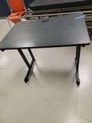Small black computer desk - Advantage Auction