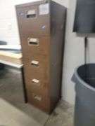 Brown file cabinet no contents - Advantage Auction