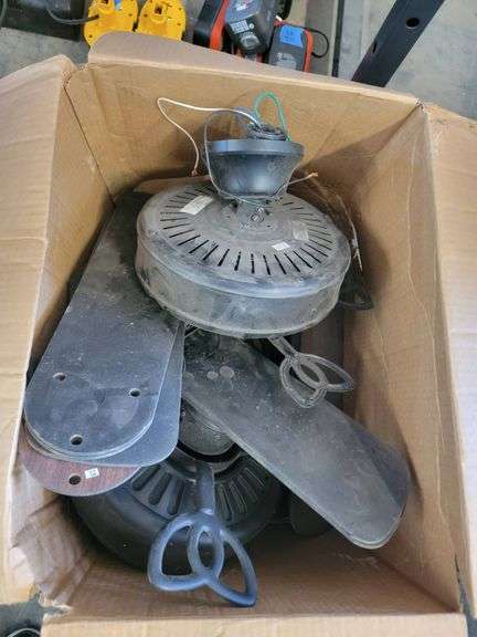 Two Used Ceiling Fans With Blades - Advantage Auction