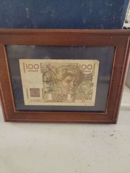 100 French franc bank note - Advantage Auction