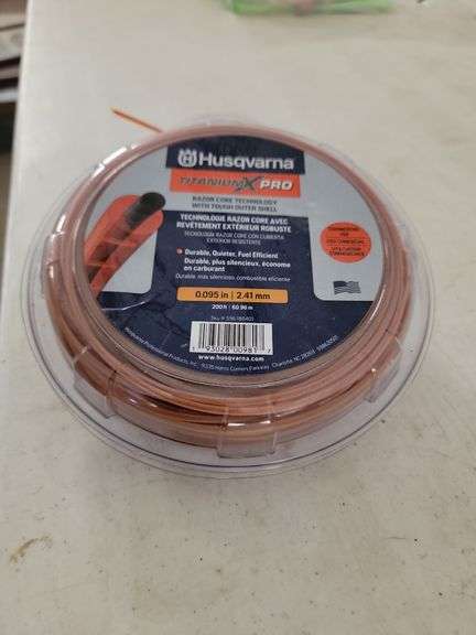 Husqvarna Titanium weed eater string - Advantage Auction