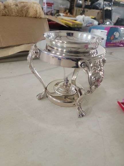 Silver chafing dish - Advantage Auction