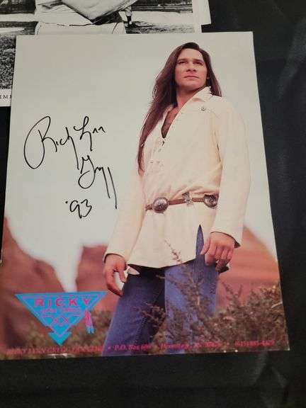 Ricky Lynn Greg autographed print from the Ricky Lynn Greg fan club ...