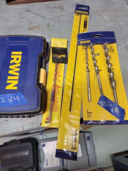 Irwin drill bits and spade bits - Advantage Auction