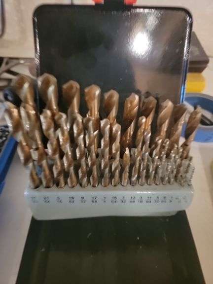 Black box with drill bits - Advantage Auction