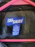 Sig Sauer brand extra extra large men's leather jackets - Advantage Auction