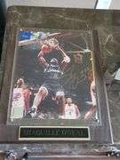 Shaquille O'Neal plaque with 8x10 autographed photo - Advantage Auction