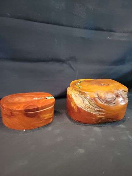 Two cedar keep sake boxes - Advantage Auction