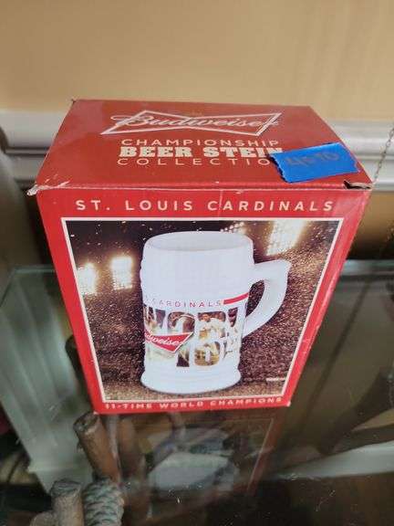 Budweiser St Louis Cardinals Beer Stein - Advantage Auction