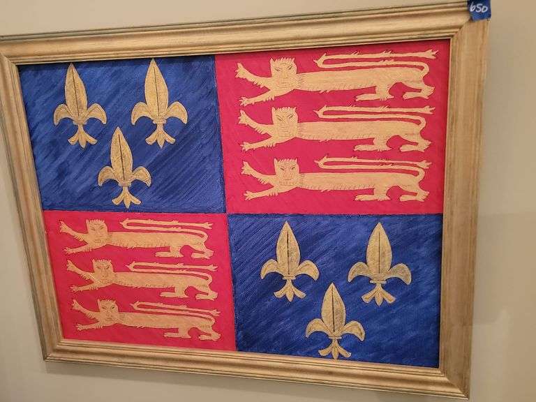 Painting of Royal flag - Advantage Auction