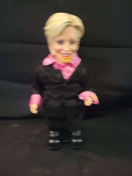 Senator Hilary Clinton Boogie Diva Dancing doll - Advantage Auction