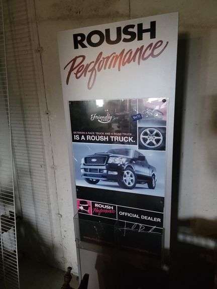 Roush performance floor sign - Advantage Auction