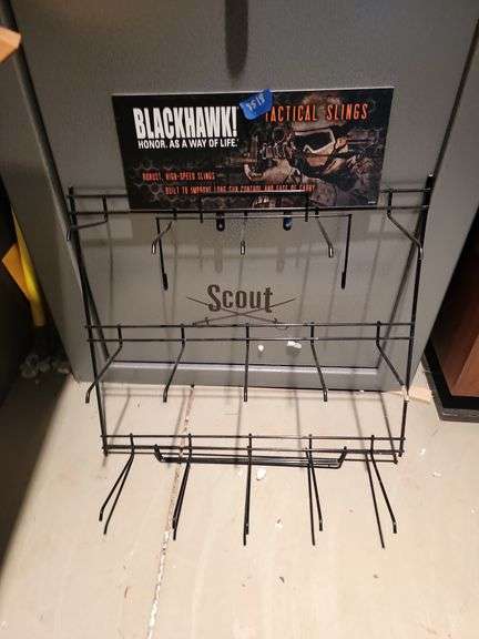 Blackhawk tactical slings rack - Advantage Auction