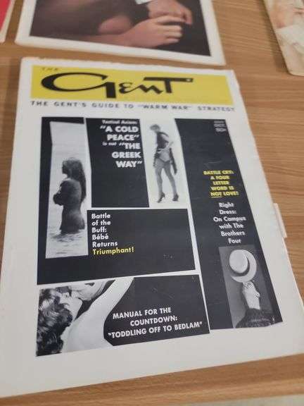 Collector magazines for men, Nugget, Dude, Gent, Satan - Advantage Auction