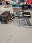 Panasonic Auto stop Pencil sharpner, Casio Calculator, Canon adding ...