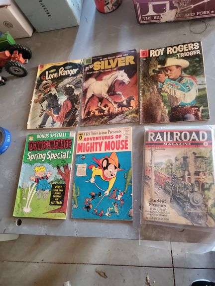 Comic books the lone ranger, hi yo silver, Roy Roger's & Trigger ...