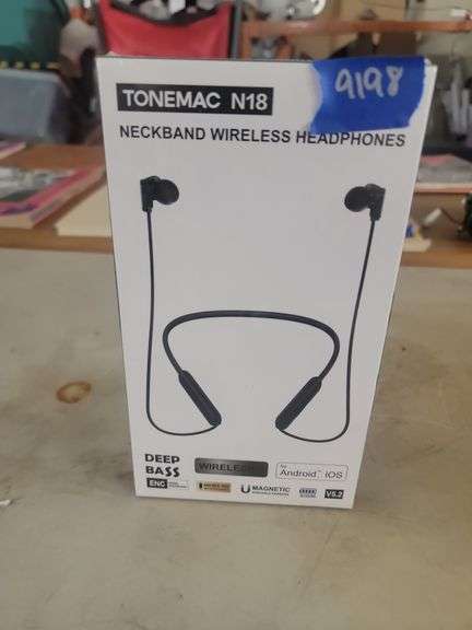 Tonemac N 18 Neckband wireless headphones new in package - Advantage ...