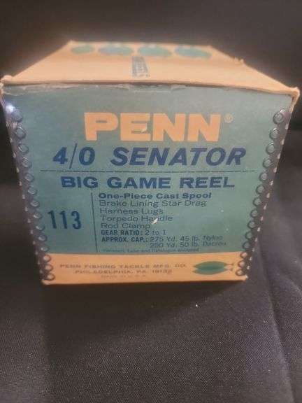Penn Reel 4/0 Senator Big game reel - Advantage Auction