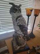 Life sized owl Florence statue marked wisdom by Giuseppe Armani ...