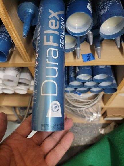 DuraFlex Sealant Tubes in Blue Packaging - Advantage Auction