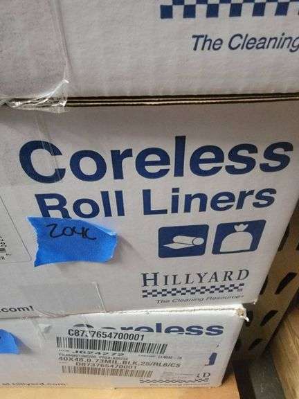 Hillyard DuraTuff Coreless Roll Liners, 40-45 Gal, Black - Advantage ...