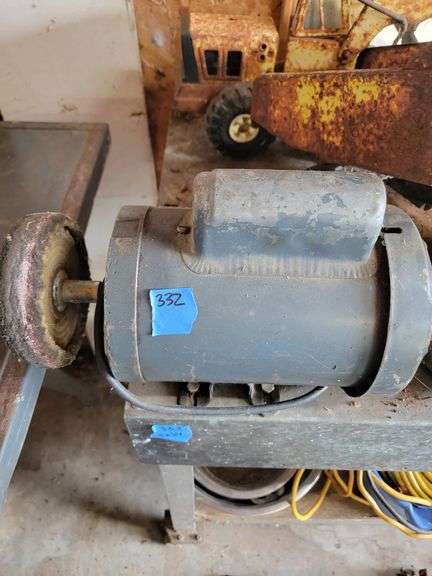 General Electric Bench Grinder with Buffing Wheel - Advantage Auction