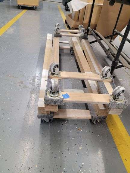 Wooden Furniture Moving Dollies with Casters - Advantage Auction