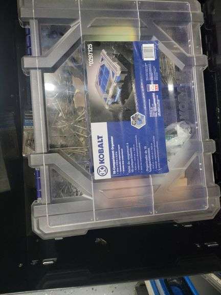 Kobalt Organizer Box With Assorted Fasteners - Advantage Auction