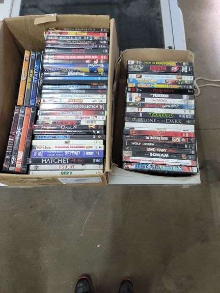 59 Dvd's In Cases (2 Boxes) - Baer Auctioneers - Realty, LLC