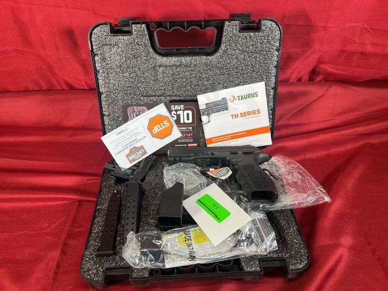 Taurus TH9 9mm Pistol - Baer Auctioneers - Realty, LLC