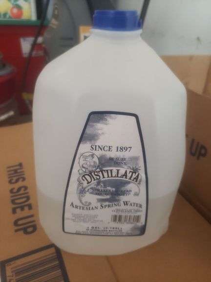 6 Gallons Jugs Of Distillata Water (One Jug Partial) - Baer Auctioneers ...
