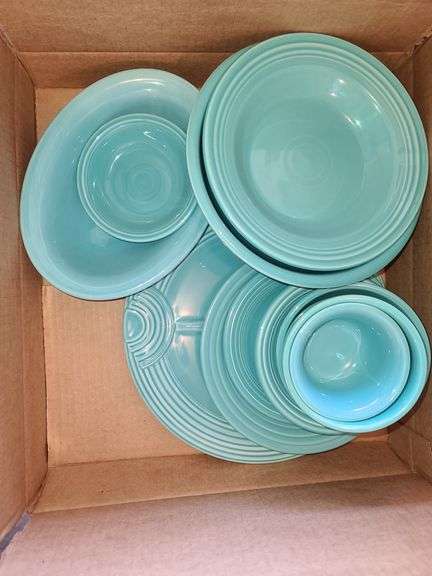 Turquoise Fiesta Ware (11pcs) - Baer Auctioneers - Realty, LLC