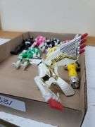 Power Rangers Yellow Bear Zord Deluxe Ninja Megazord Vintage Bandai ...