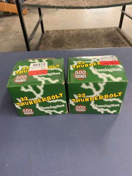 2-500 Round Box Remington 22 LR Thunderbolt (1000 RDS) - Baer ...