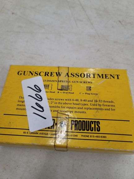 Gun Screw Assortment - Baer Auctioneers - Realty, LLC