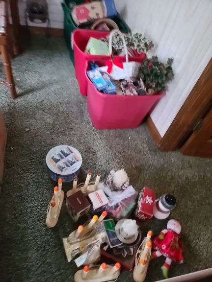 Four Boxes of Christmas Decor(No Totes) - Baer Auctioneers - Realty, LLC