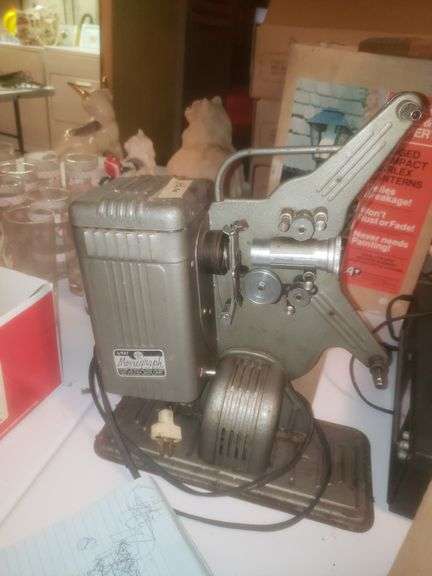 Vintage Movie Graph, Projector Screen, And Film Reels - Baer ...