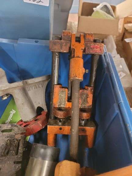 Lyman Ideal EZ Loader Reloading Press, Vintage Lyman O-Mag Loading press,Lee Classic Cast Press ...