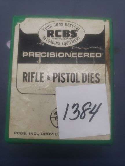 RCBS Reloading Dies - Baer Auctioneers - Realty, LLC