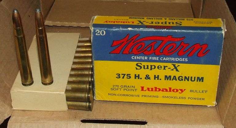 20 Rounds Western 375 H. & H. Magnum - Baer Auctioneers - Realty, LLC