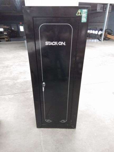 Stack-on gun safe with keys - Baer Auctioneers - Realty, LLC