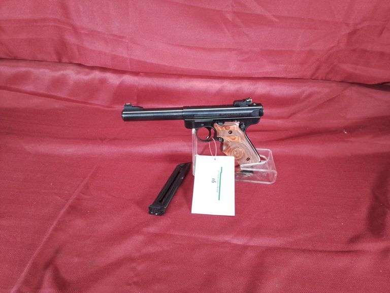 Ruger Mark III Target .22 Cal Pistol - Baer Auctioneers - Realty, LLC