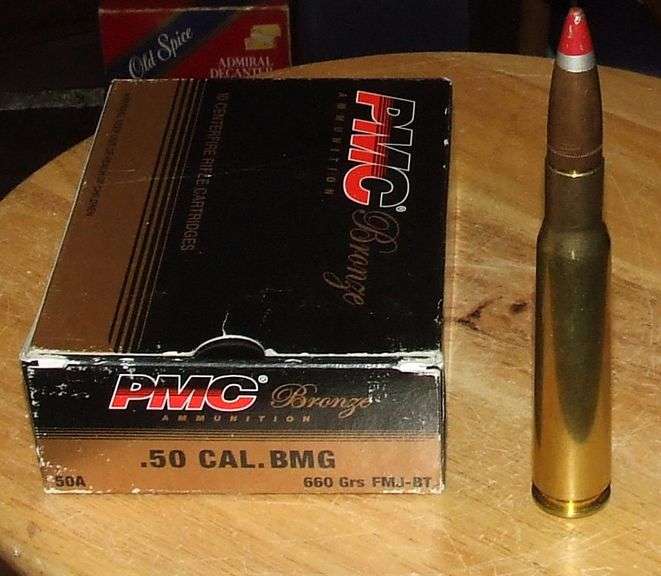 10 Rounds PMC 50 BMG - Baer Auctioneers - Realty, LLC