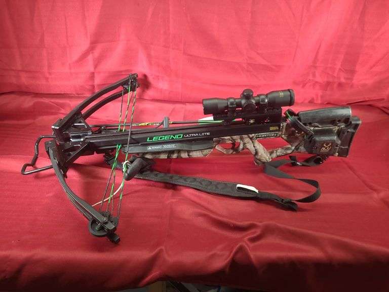 Horton Legend Ultra Lite 175lb Crossbow - Baer Auctioneers - Realty, LLC